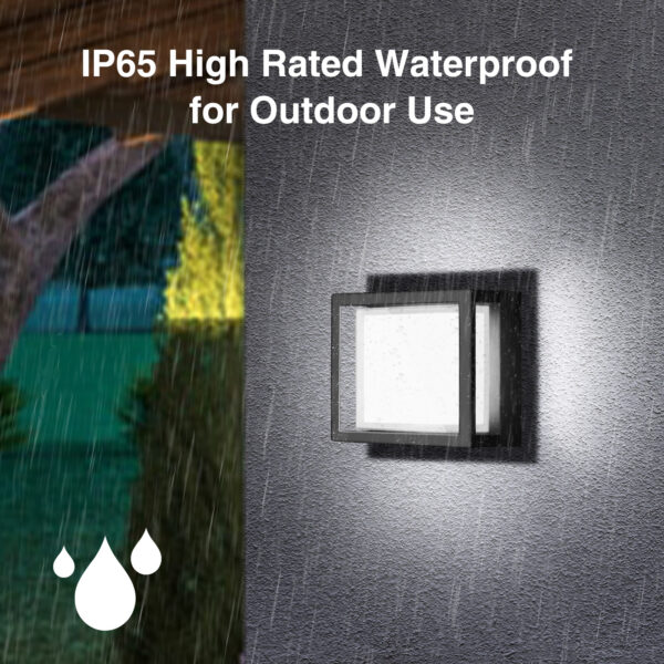 Smart Wall Lights – Outdoor Wall Light Fixtures, RGB+2700K-6500K, 13W ...