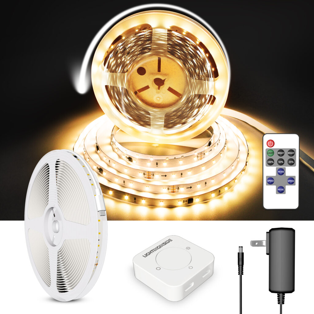 Smart LED Strip Lights RGBIC+3000K-6000K Tunable White, Work with Alexa ...